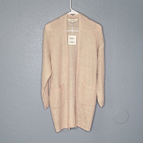 DAVI & DANI | Sweaters | Beige Color Cardigan | Poshmark